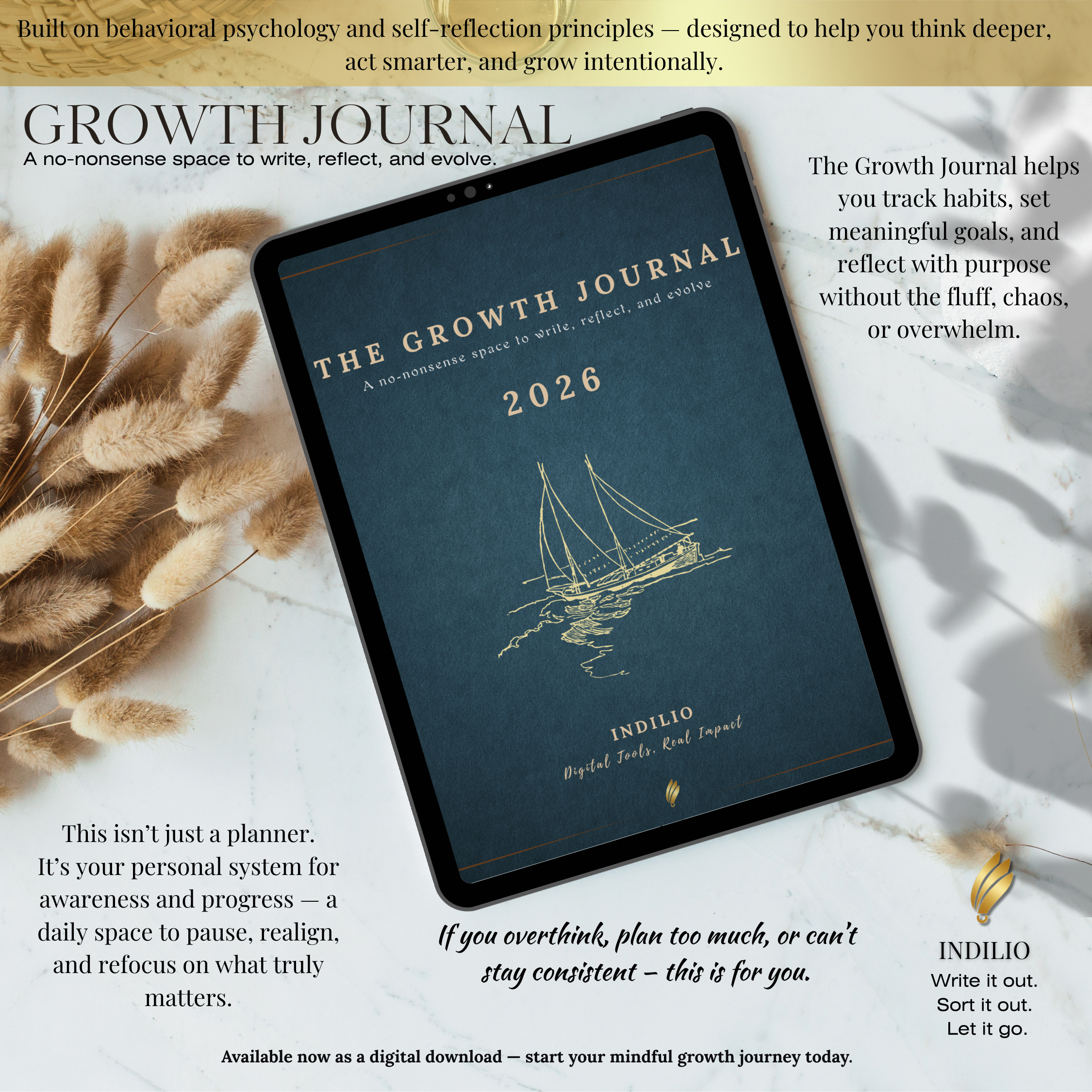 The Growth Journal — A 12-Month Psychology-Backed Personal Growth ...